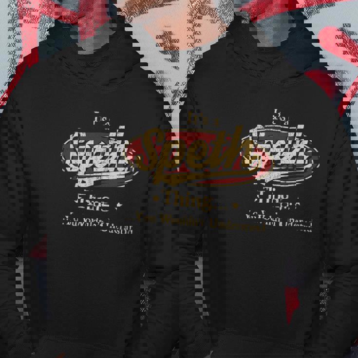 Speth Name Speth Family Name Crest Hoodie - Seseable