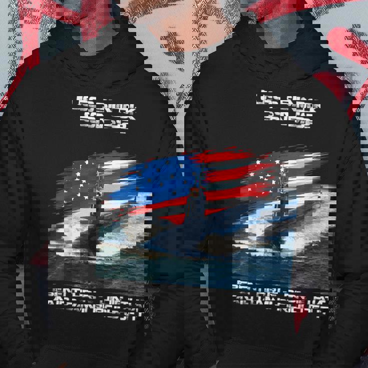 Uss Snook Ssn-592 American Flag Submarine Veteran Xmas Hoodie - Seseable