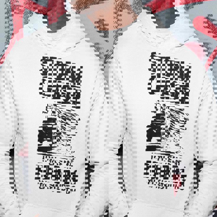 Storm Chaser Hurricane Meteorology Tornado Storm Chaser If Hoodie | Mazezy