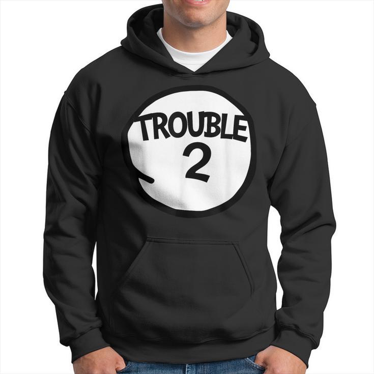 Trouble 2 Funny Trouble Two Matching Group Trouble 2 Hoodie | Seseable