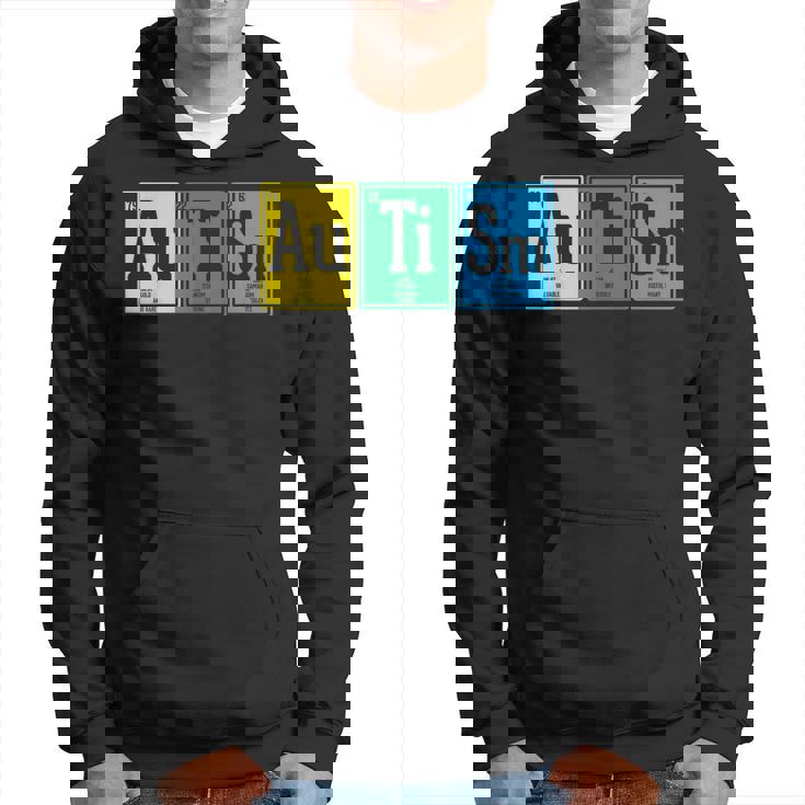 Autism Elements Periodic Table Asd Awareness Support Hoodie | Mazezy
