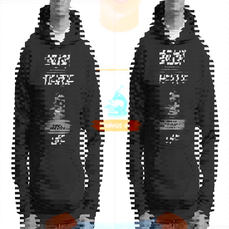 Cool Microscope Microbiologists Biology Nerd Science Lab Hoodie - Seseable