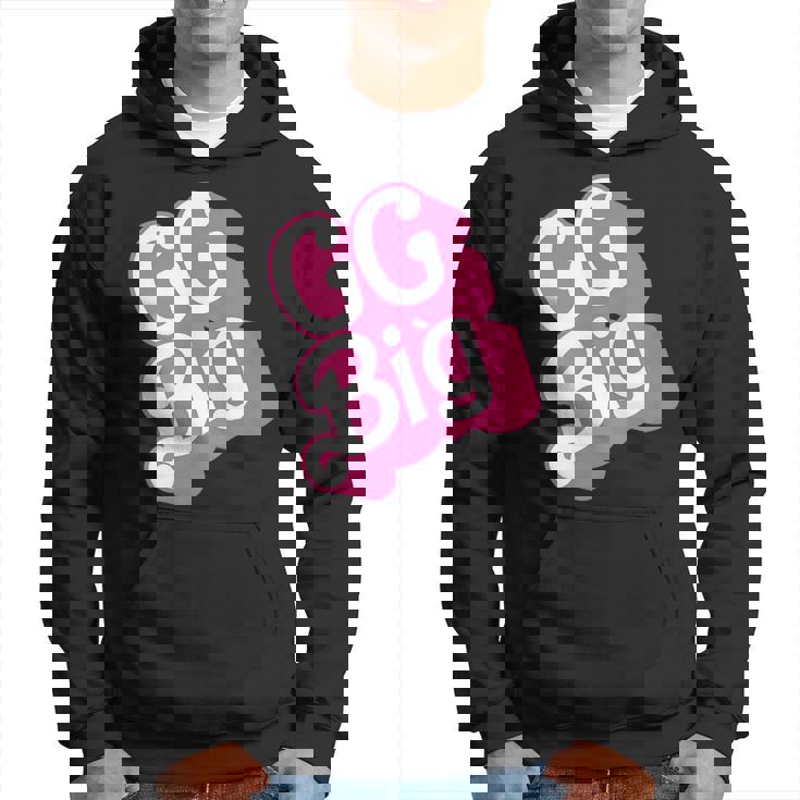 Gg Grand Big Pledge Rush Alumnae Sorority Vintage Pink Hoodie - Seseable