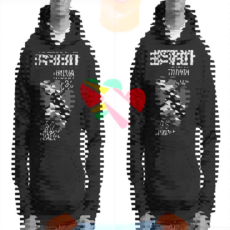 Guyanese Trinbagonians Proud Half Trinidad Half Guyana Flag Men's Back ...