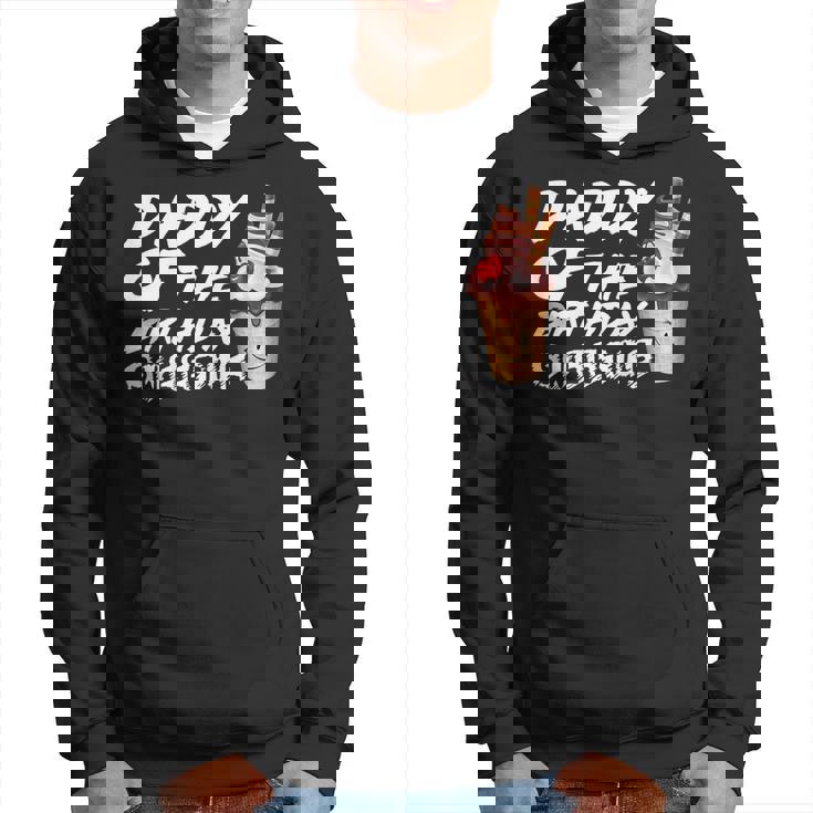 Ice Cream Cones Daddy Of The Birthday Sweetie Dad Hoodie | Mazezy