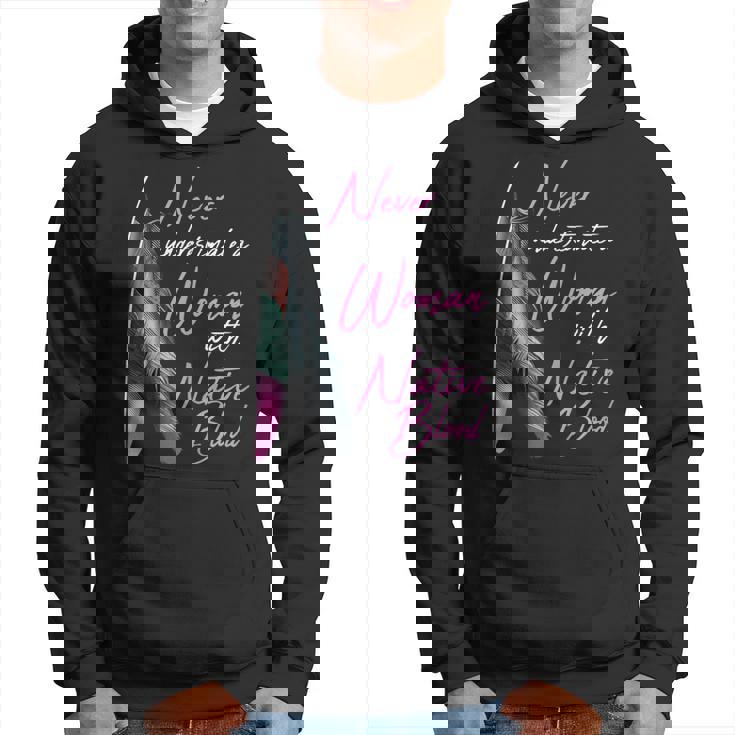 Native American Indian A Woman With Native Blood Hoodie | Mazezy