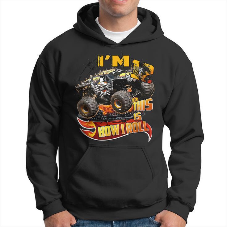 Personalized Max D Monster Truck Birthday Hoodie | Mazezy