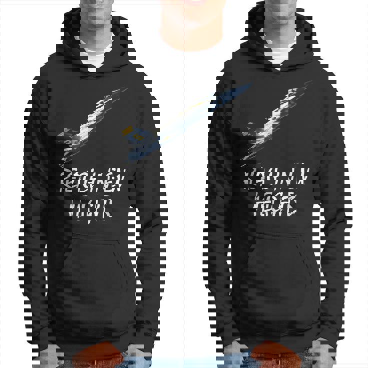 Reach New Heights Blue Angel Hoodie | Seseable