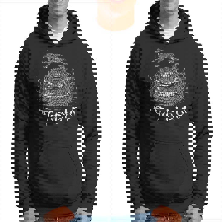 Snake Reputation Fierce Snake Lover Reptile Fan Herpatology Hoodie | Mazezy