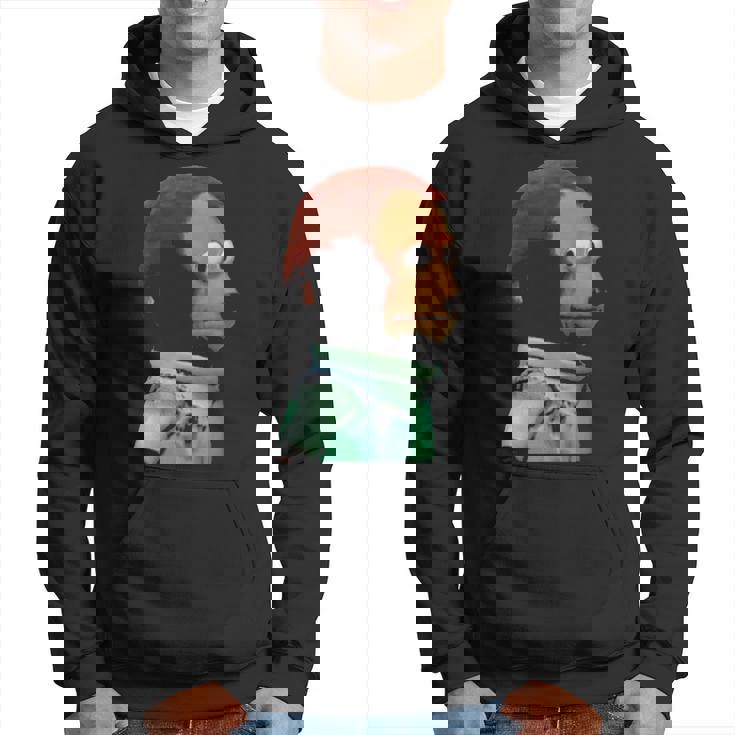 Solo Awkward Look Monkey Puppet Meme Hoodie - Seseable