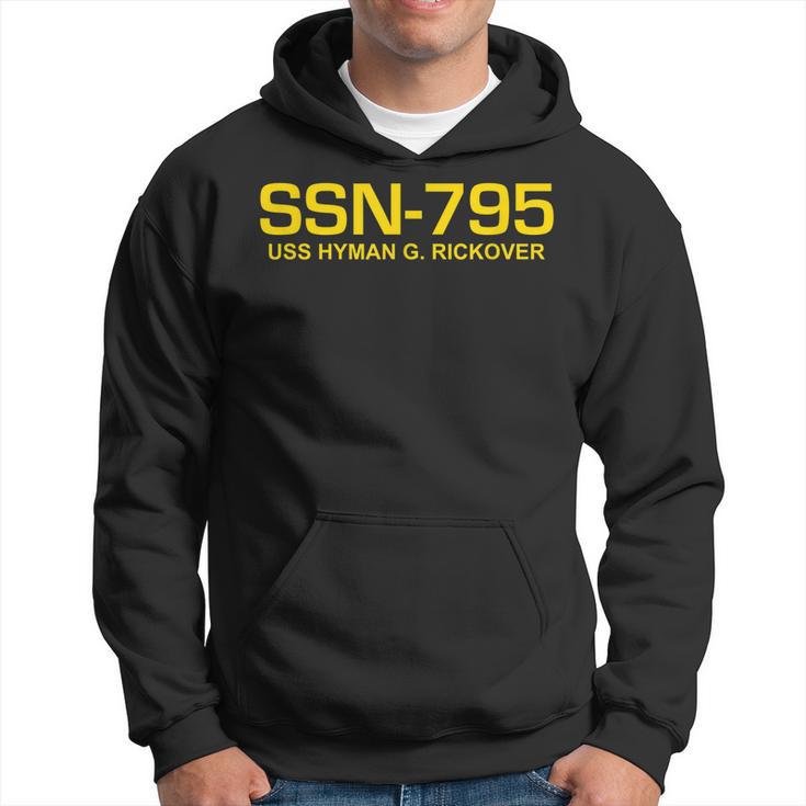 Ssn-795 Uss Hyman G Rickover Hoodie - Seseable