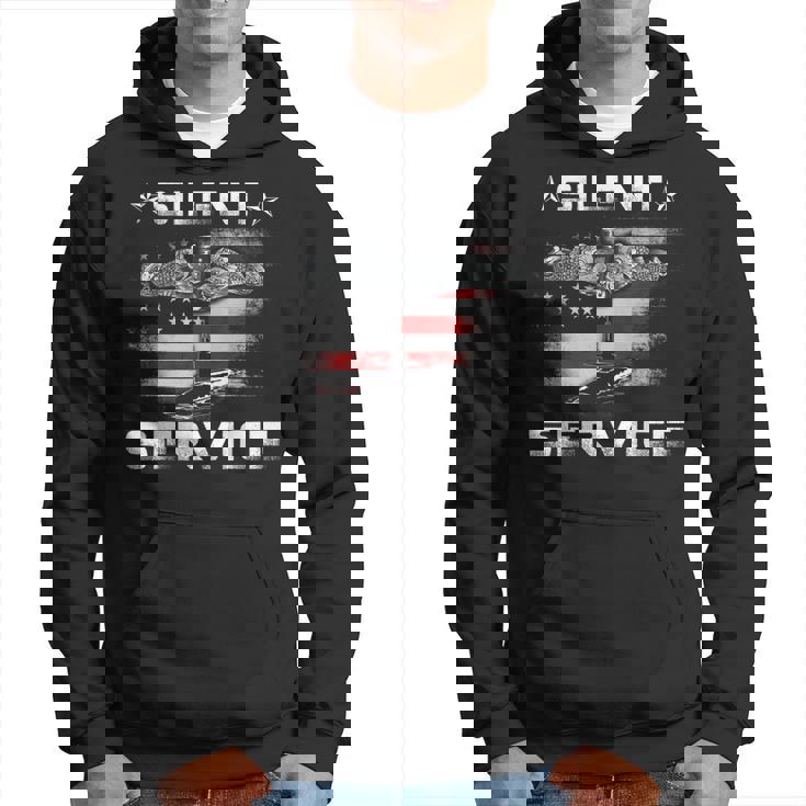 US Navy Submarines Silent Service Patriotic Gifts Hoodie - Seseable
