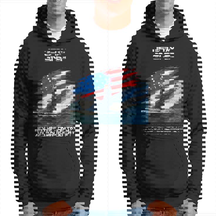 Uss Ray Ssn-653 American Flag Submarine Veteran Xmas Hoodie - Seseable
