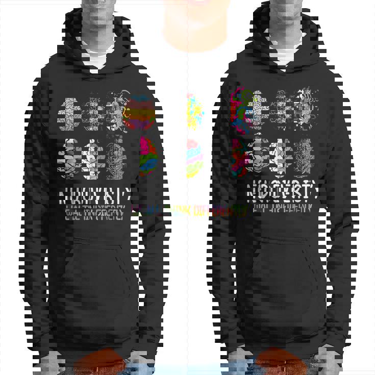 We All Think Differently Neurodiversity Autism Hoodie | Mazezy