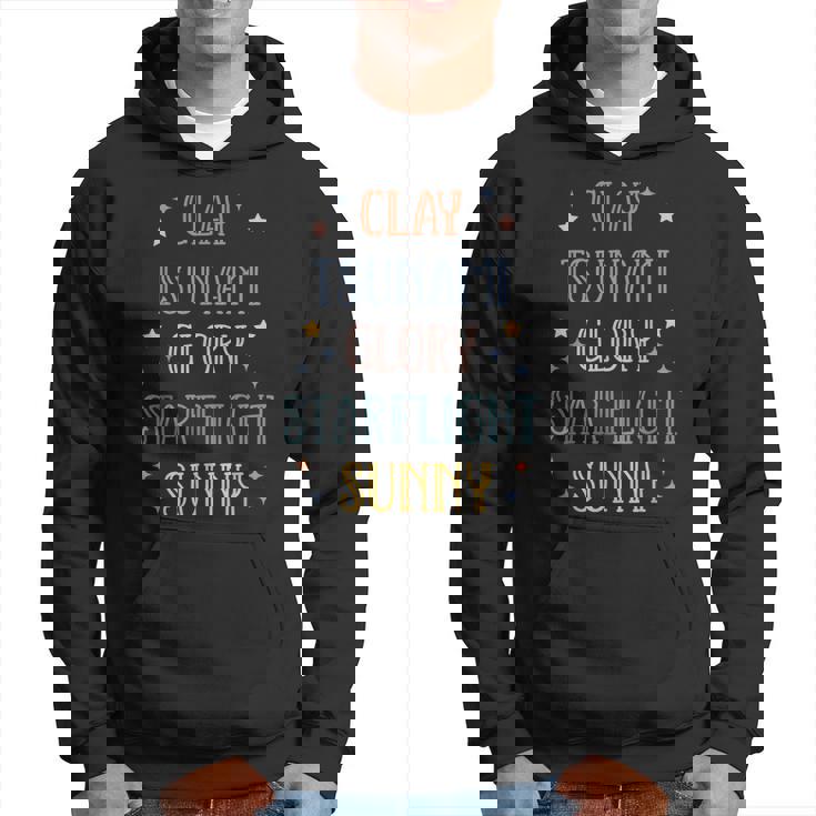 Wings Of Fire Clay Tsunami Glory Starflight Sunny Dragon Hoodie | Mazezy