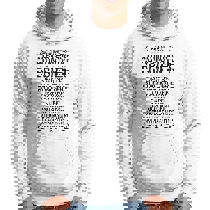 Being An Automotive Engineer Like Riding A Bike Hoodie | Seseable