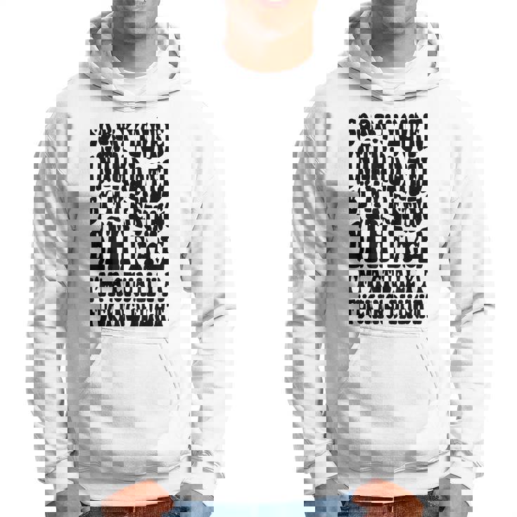 Sorry Youre Intimidated By My Resting Bitch Face Actually Hoodie | Mazezy
