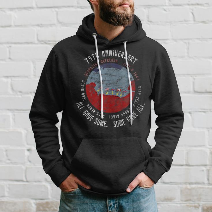 D-Day 75Th Anniversary Some Gave All Invasion Map Vintage Hoodie ...