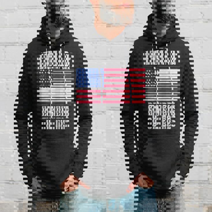 Memorial Day Remembering Our Heroes Gift Hoodie | Mazezy