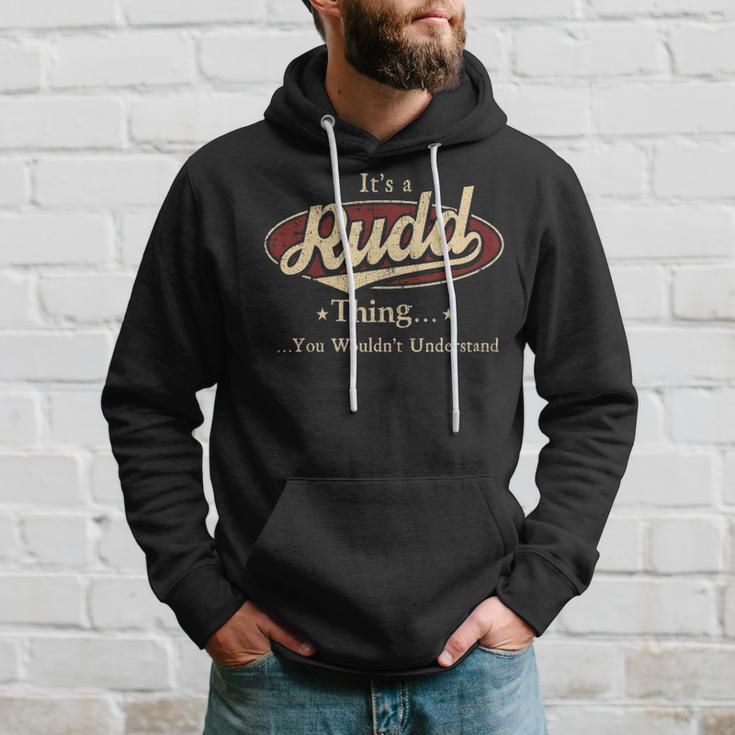Rudd Personalized Name Gifts Name Print S With Name Rudd Hoodie - Seseable