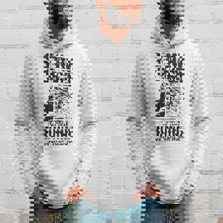 Storm Chaser Hurricane Meteorology Tornado Storm Chaser If Hoodie | Mazezy