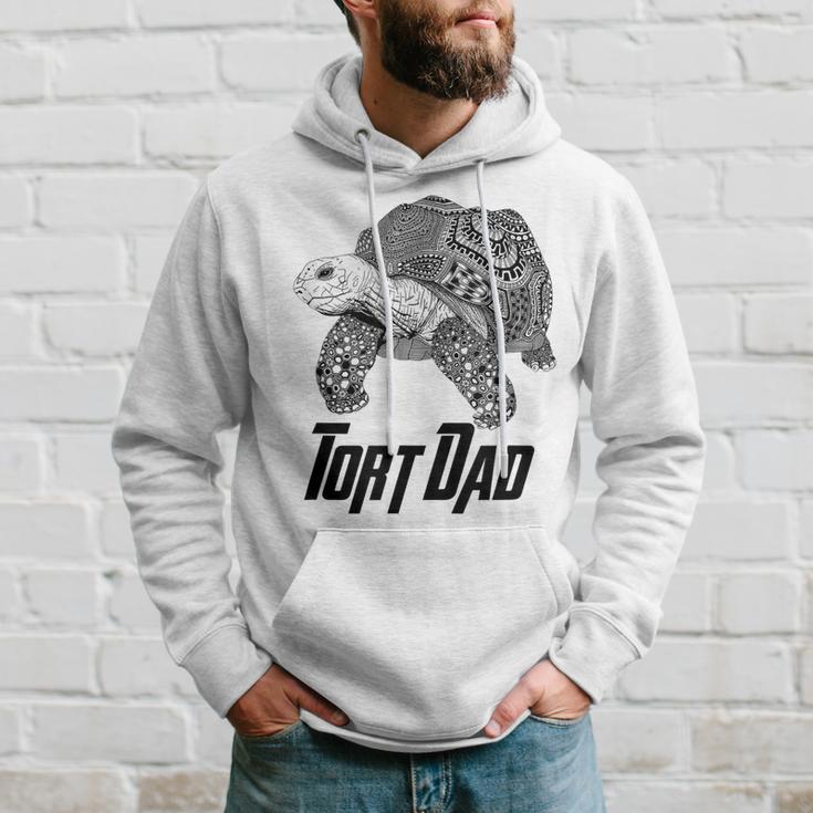 Tort Dad Sulcata African Spurred Tortoise Turtle Shell Hoodie | Mazezy