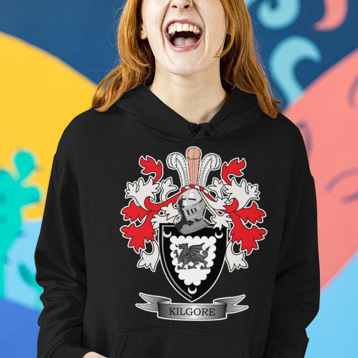 Kilgore Family Crest Coat Of Arms Women Hoodie - Seseable