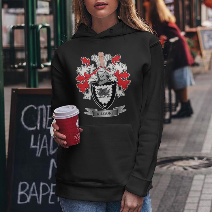 Kilgore Family Crest Coat Of Arms Women Hoodie - Seseable