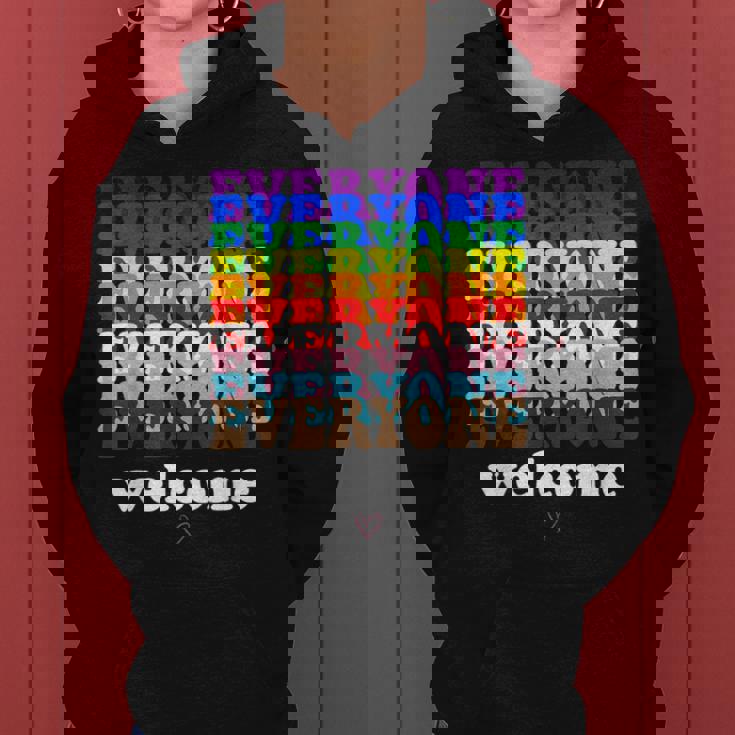 Everyone Is Welcome Here Pride Month Lgbtq Rainbow Gay Pride Women ...