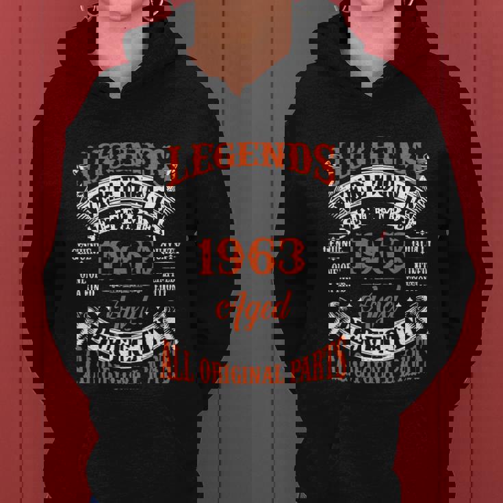 Legend 1963 Vintage 60Th Birthday Born In September 1963 Women Hoodie ...