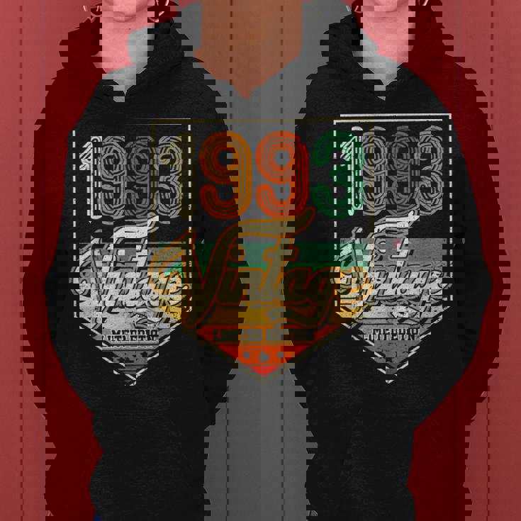 Vintage 1993 Limited Edition Gift 30Th Birthday 30 Years Old V2 Women Hoodie - Seseable