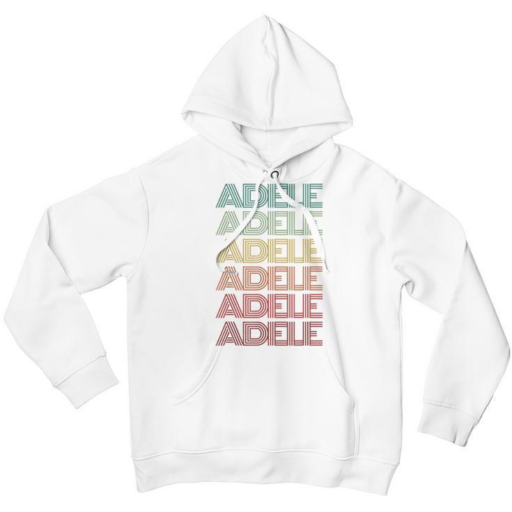 First Name Adele Italian Girl Retro Name Tag Groovy Party Youth Hoodie ...