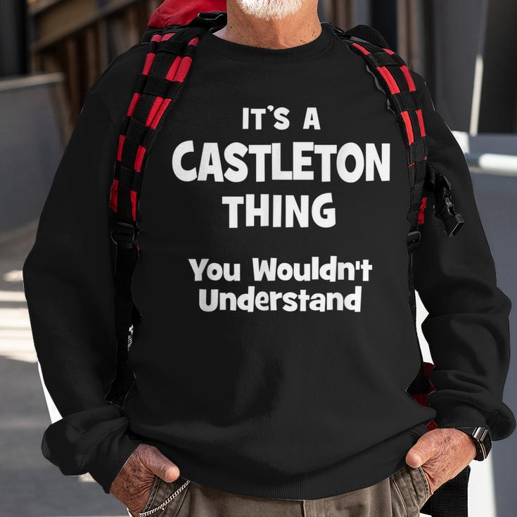Castleton Thing College University Alumni Funny Sweatshirt | Seseable