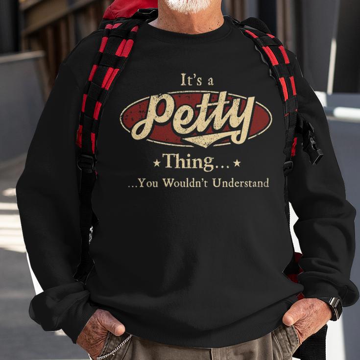Petty Personalized Name Gifts Name Print S With Name Petty Sweatshirt ...