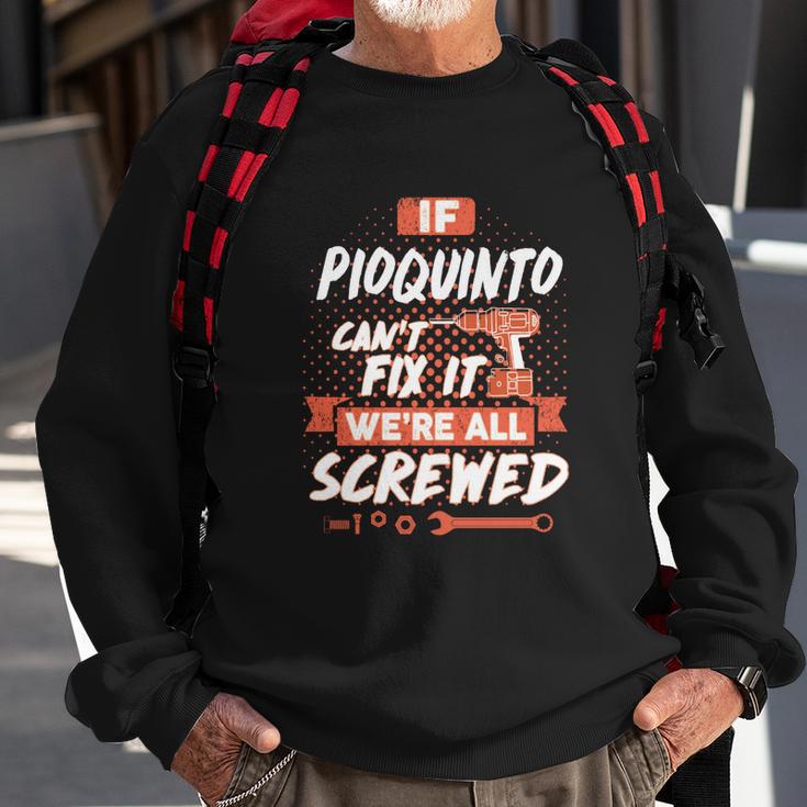 Pioquinto Name Pioquinto Family Name Crest V2 Sweatshirt - Seseable