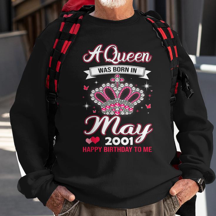 Queens Are Born In May 2001 T 18Th Birthday Sweatshirt | Mazezy
