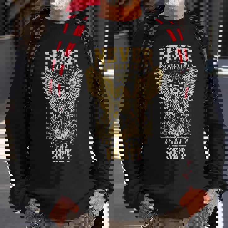 Sheetz Name Sheetz Family Name Crest V2 Sweatshirt - Seseable