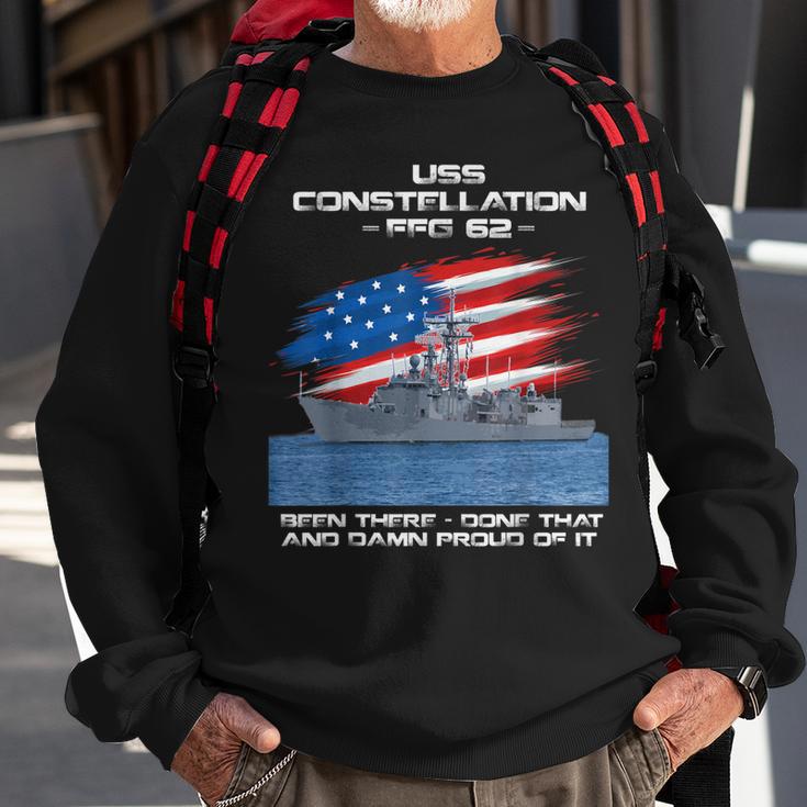 Uss Congress Ffg-63 Class Frigate American Flag Veteran Sweatshirt ...