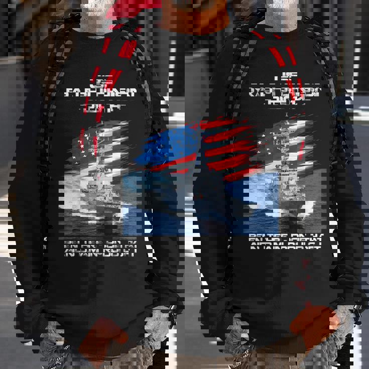 Uss Ralph Johnson Ddg-114 Destroyer Ship Usa Flag Veteran Sweatshirt ...