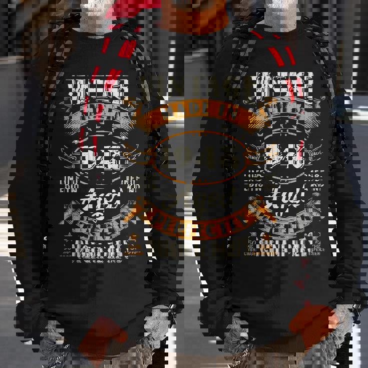 Vintage 75Th Birthday Decorations Men Funny 1948 75 Birthday Sweatshirt ...