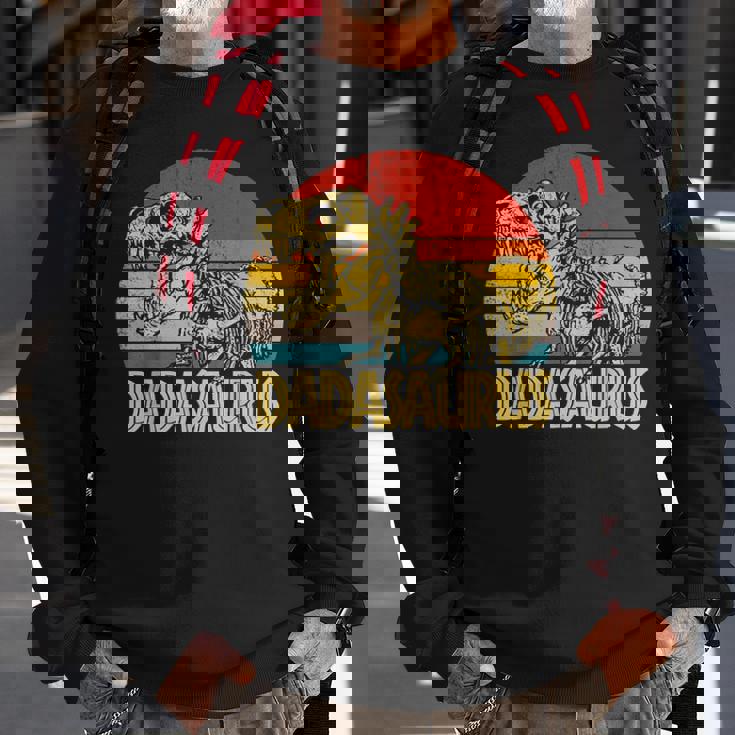 Vintage Dadasaurus Funny Dinosaur Skeleton Fathers Day Gift Sweatshirt ...