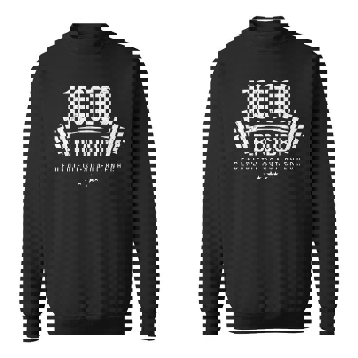 1000 Lb Club - Weightlifting For Bodybuilders Men's Back Print T-shirt ...