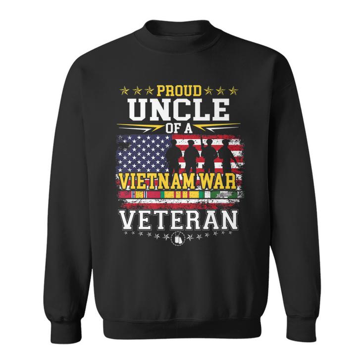 Proud Uncle Vietnam War Veteran Matching With Nephew Niece Sweatshirt ...