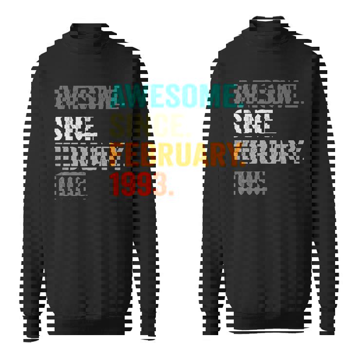 30 Years Old Gifts Awesome Since February 1993 30Th Birthday V3 ...