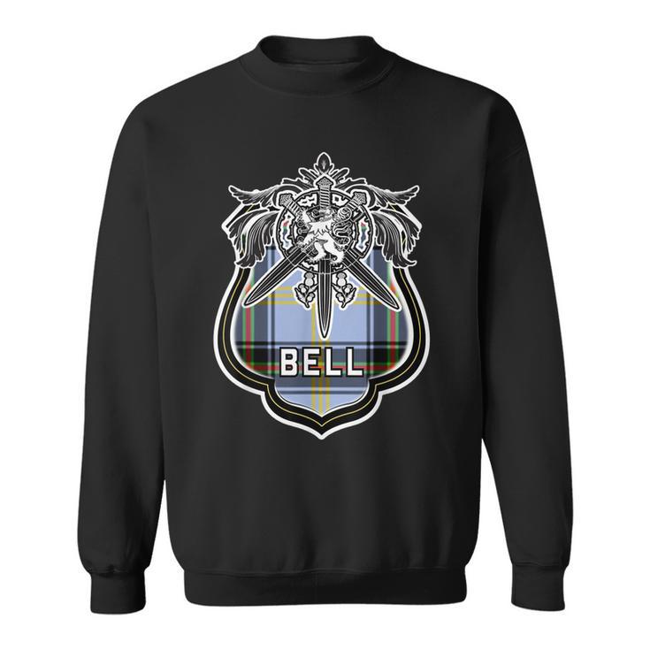 Bell Scottish Clan Family Tartan Lion Sword Name Men Women Sweatshirt ...