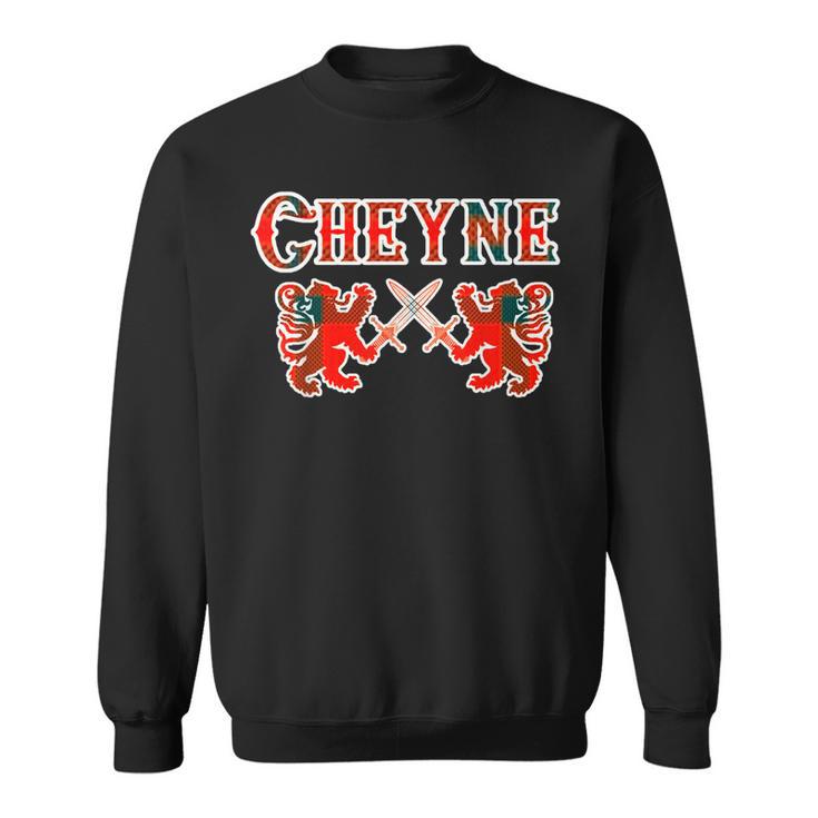 Clan Cheyne Scottish Family Kilt Tartan Lion Men Women Sweatshirt ...
