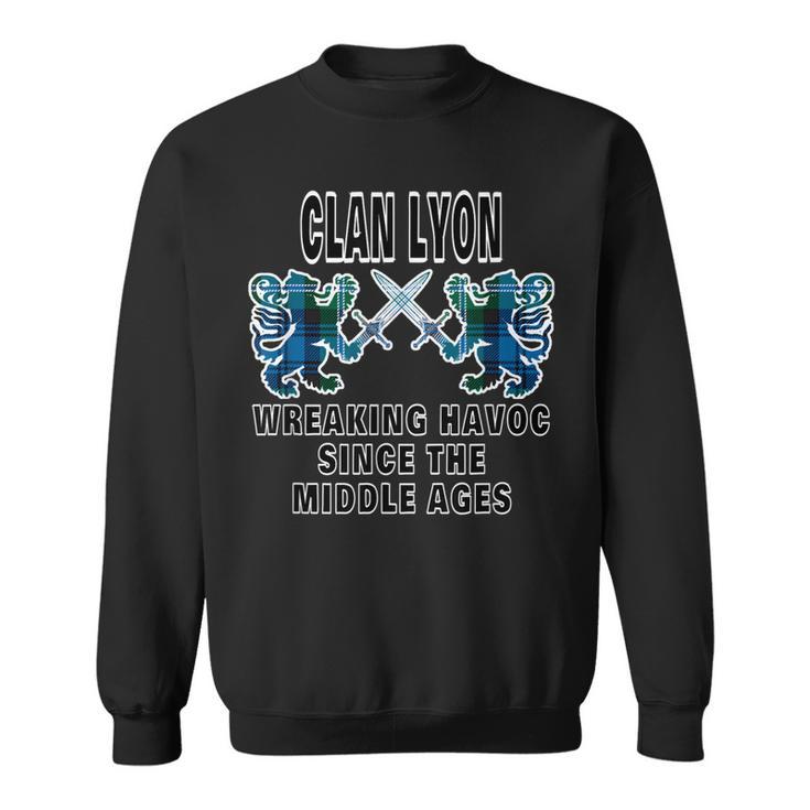 Lyon Scottish Tartan Scotland Family Clan Name Men Women Sweatshirt ...