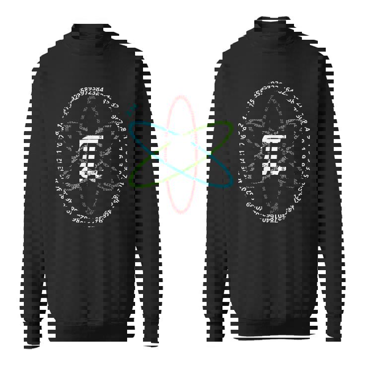 National Pi Day Math Teacher Pi Atom Sweatshirt - Seseable