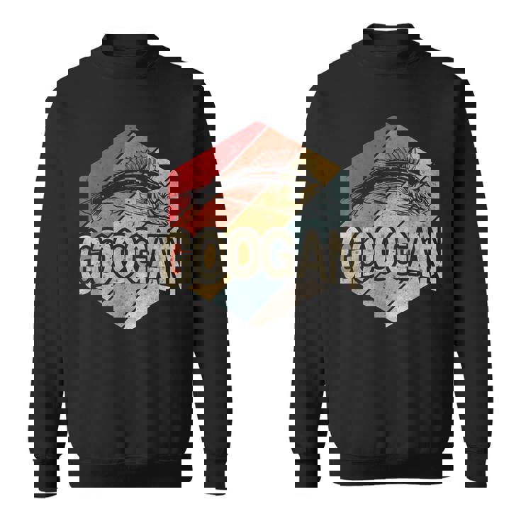 Retro Googan Fish Fishing Vintage Sunset Funny Fisherman Fan Sweatshirt ...