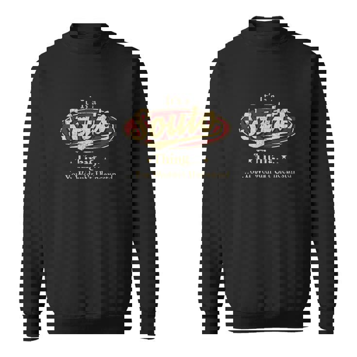 Souto Name Souto Family Name Crest Sweatshirt - Seseable